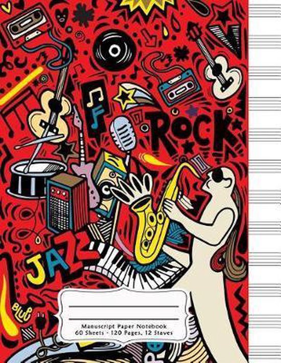 Manuscript Paper Notebook, Paper Kate Publishing | 9781076531506 ...