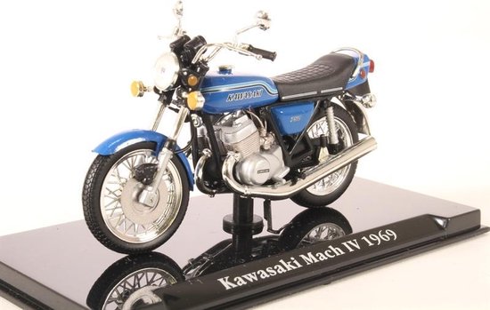 Kawasaki Mach IV - Edition Atlas miniatuur motorfiets 1:24 | bol