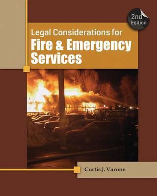 Legal Considerations for Fire and Emergency Services | 9781111308803 ...