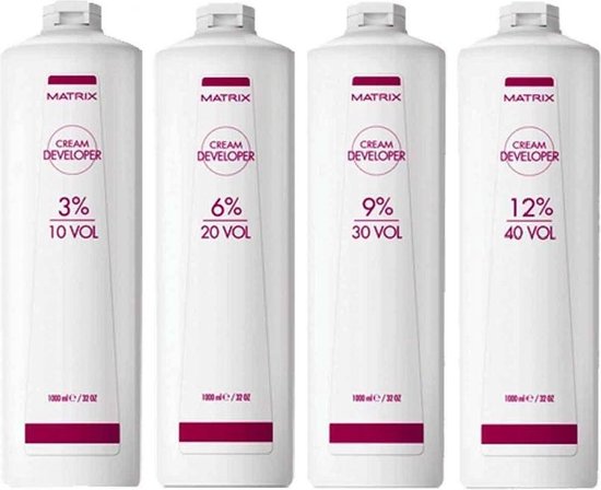 Matrix SOCOLOR Cream Developer 12% 40 VOL Haarkleurontwikkelaar 1000ml ...