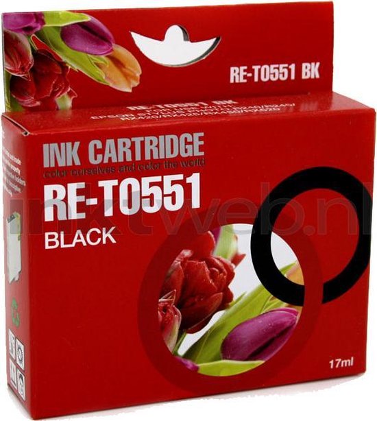 Epson T0551 zwart (Huismerk (Compatible)) | bol.com