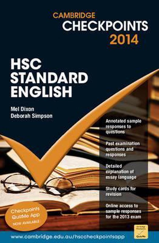 Cambridge Checkpoints HSC Standard English 2014, Melpomene Dixon ...