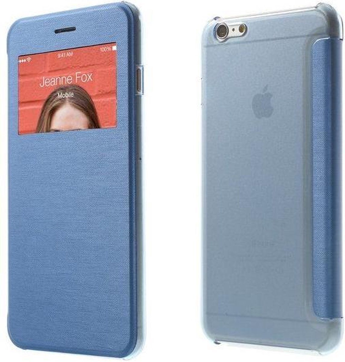 J&S Supply iPhone 6 Flip View Case Kleur: Blauw | bol.com