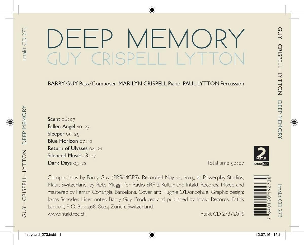 Barry Guy, Marilyn Crispell, Paul Lytton - Deep Memory (CD), Paul ...