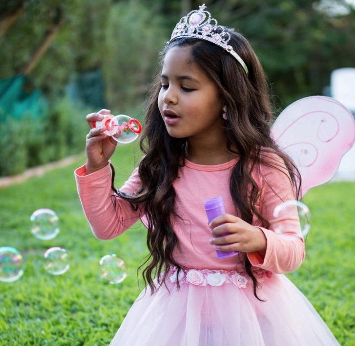 Anna kroon roze steen / tiara bij Anna of Elsa prinsessen jurk | bol.com