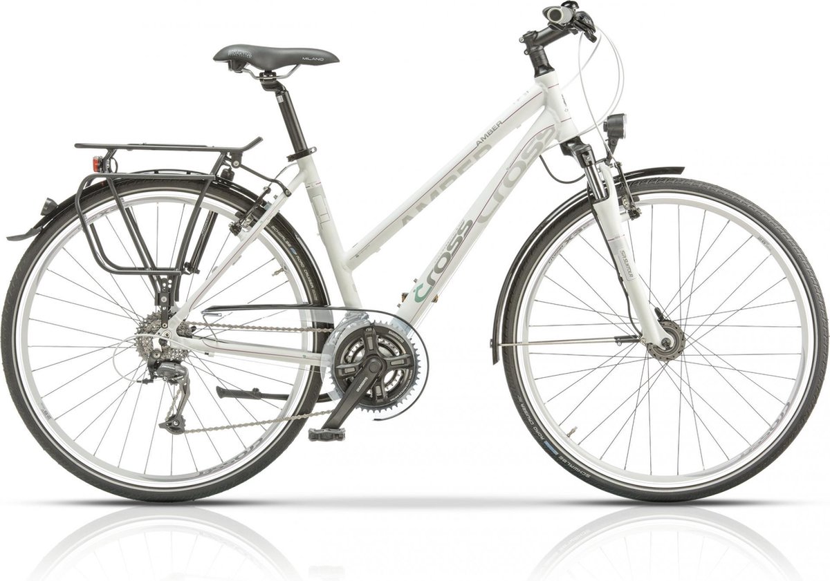Cross Amber Lady toerfiets Dames wit Framemaat 48 cm | bol.com