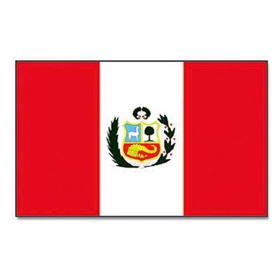 Vlag Peru 90 x 150 cm feestartikelen - Peru landen thema supporter/fan ...