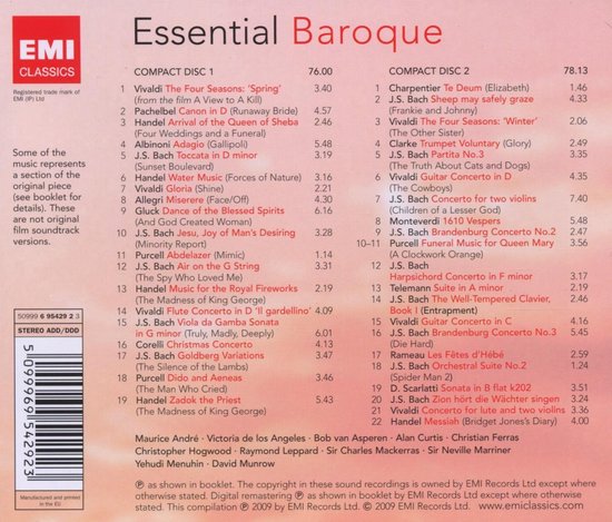 Essential Baroque, various artists | CD (album) | Muziek | bol