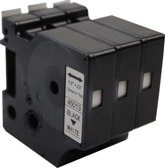 KATRIZ® huismerk label tape voor Dymo 45013 | LabelManager PNP ...