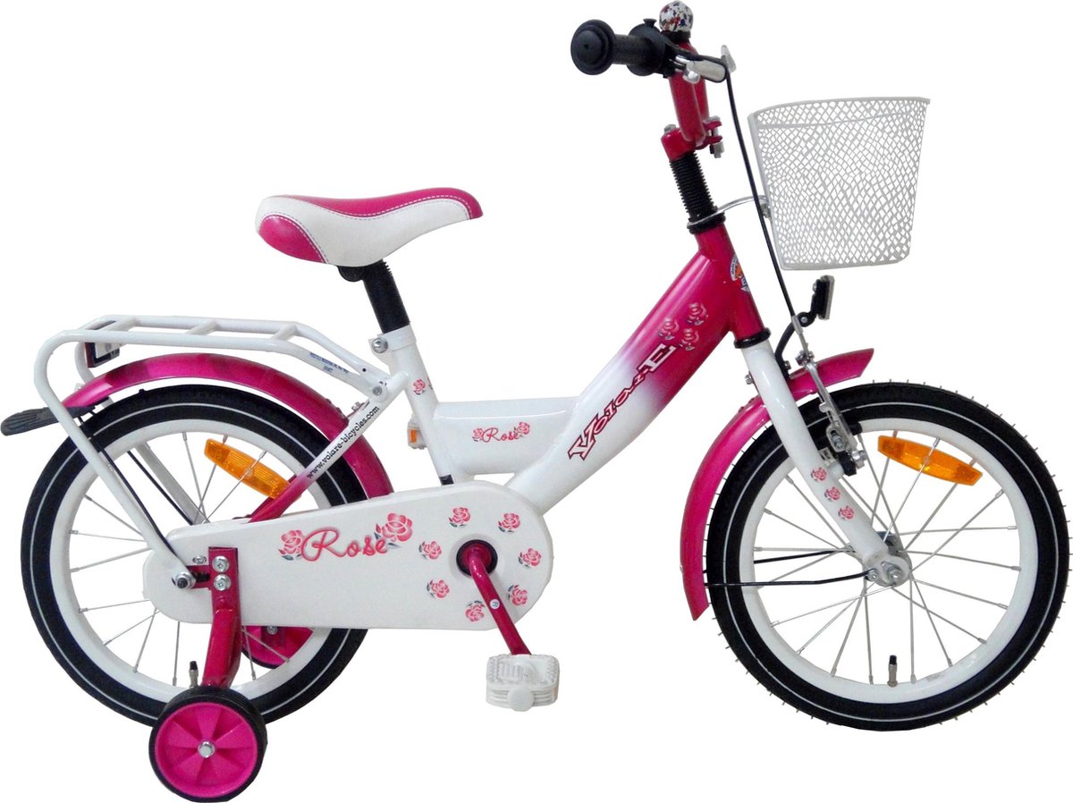 Rose Fiets - 16 inch | bol.com