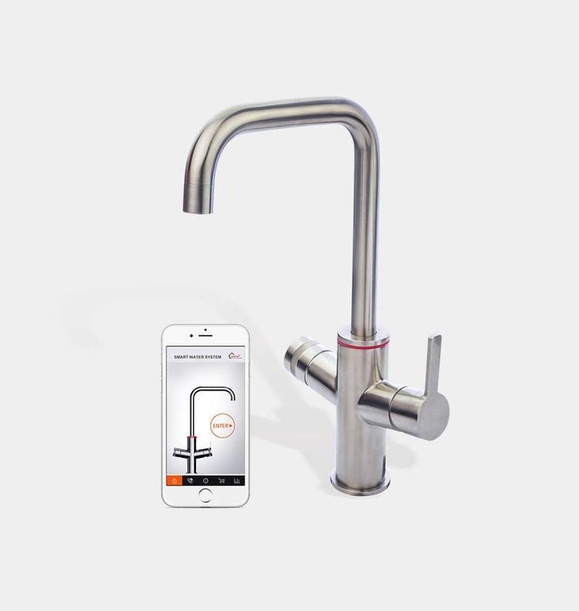 Unito Lava 3 in 1 Kokend water kraan - RVS - Bluetooth APP - gratis ...