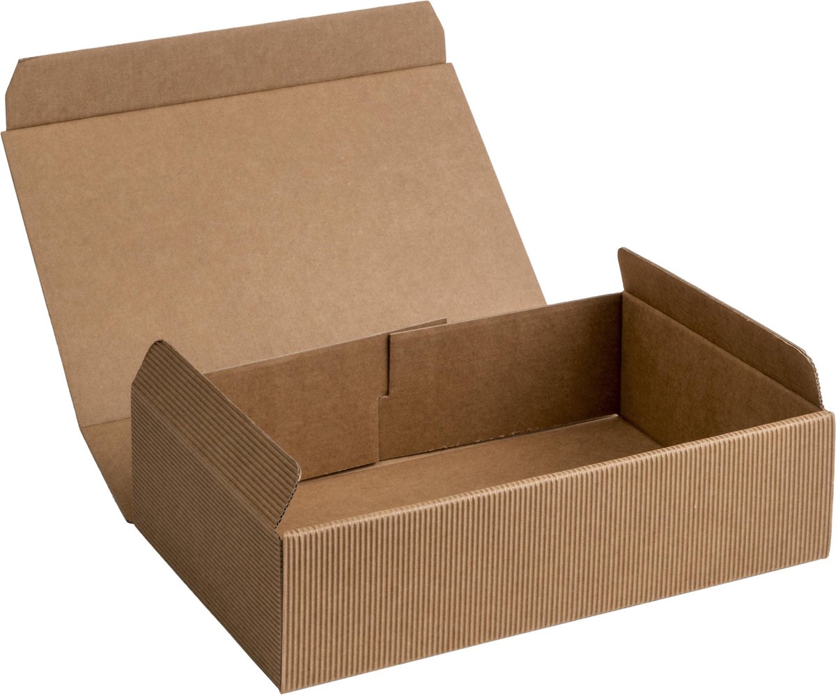 Coffret cadeau carton ondulé 20x19x10cm VERT FONCÉ (35 pièces) | bol.com