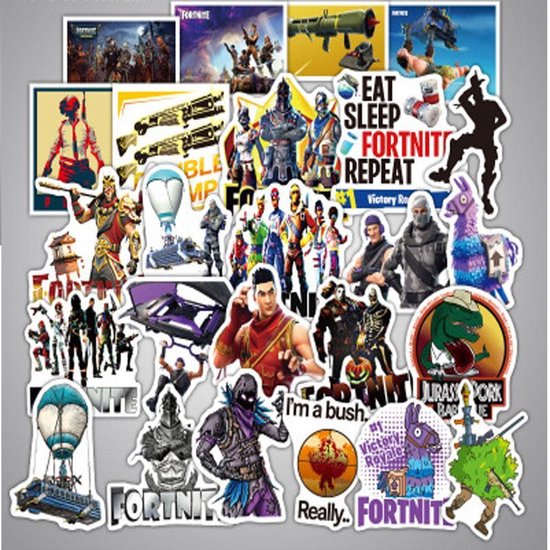 Fortnite stickers - 46 verschillende gaming stickers - gaaf voor ...