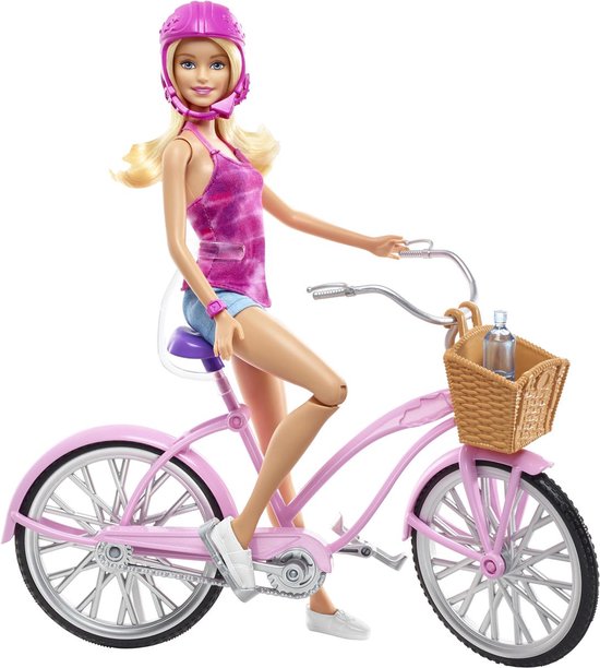 Barbie Met Fiets - Barbiepop | bol