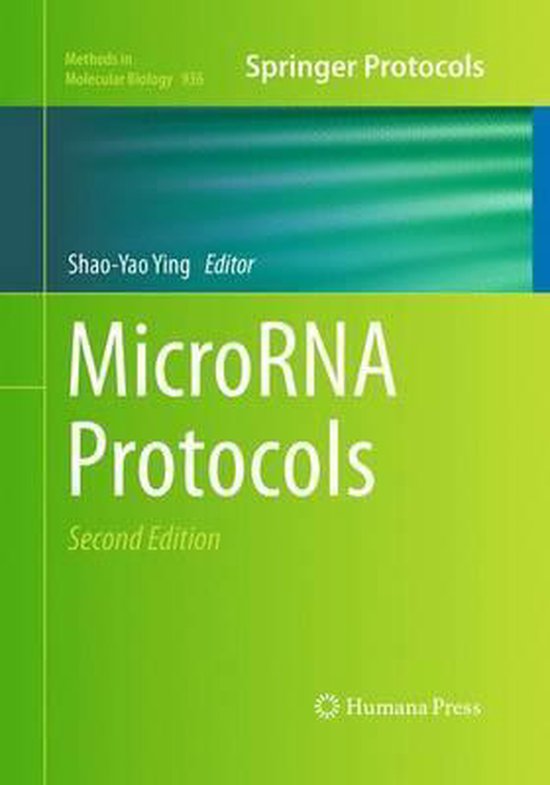 Methods in Molecular Biology- MicroRNA Protocols | 9781493962617 ...