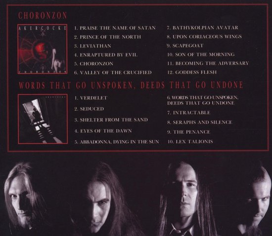 Chorozon Words That Go Unspo - Akercocke, Akercocke | CD (album ...