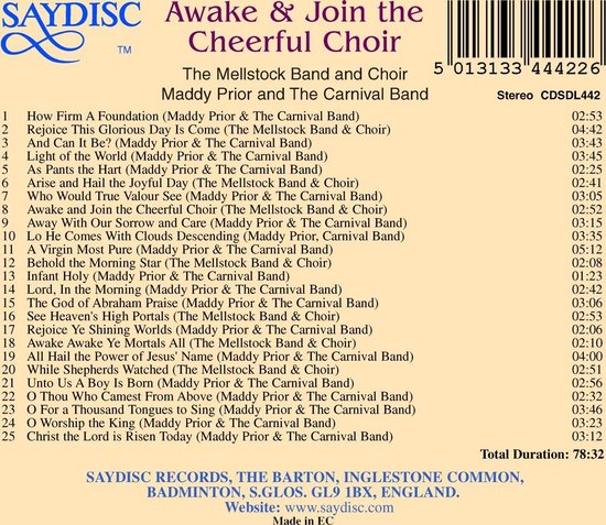 The Carnival Band & Maddy Prior & The Mellstock Band & - Awake & Join ...
