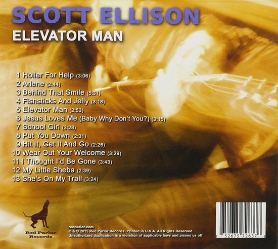 Elevator Man, Scott Ellison | CD (album) | Muziek | bol.com