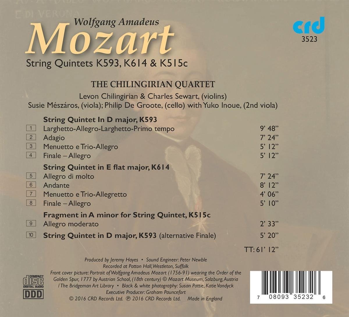 The Chilingirian Quartet & Yuko Inoue - Mozart String Quintets (CD), Yuko Inoue | Muziek | bol.com