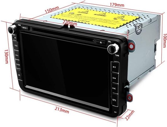 Volkswagen Android 8.1 Octa Core 8 inch | bol