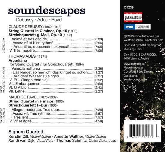 Signum Quartett - Sound Escapes (CD), Signum Quartett | Muziek | bol