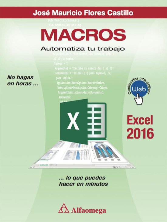 MACROS (ebook), José Mauricio Flores Castillo | 9786076227640 | Boeken | bol