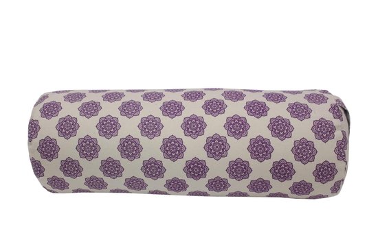 Yoga Bolster 60x20 Print Mandala Paars | bol