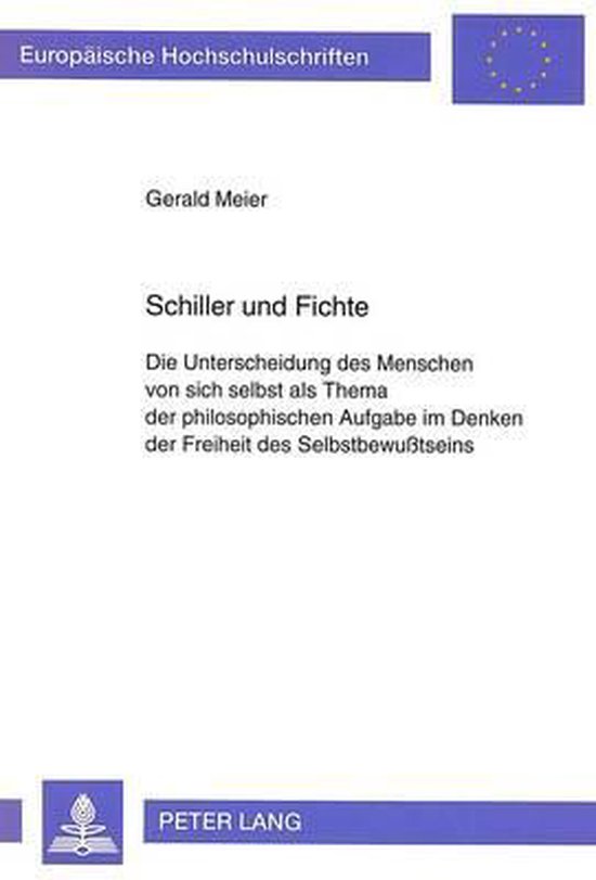 Schiller Und Fichte, Gerald Meier, Meier | 9783631466162 | Boeken | bol.com