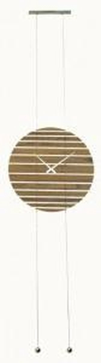 Nextime klok "Room Divider " notenhout 60 cm. | bol.com