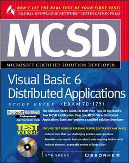 MCSD Developing Distributed Applications with Visual Basic 6 Study Guide Exam... | bol