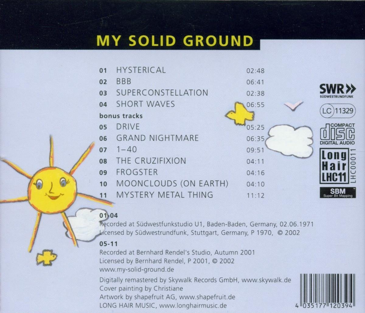 Swf-Sessions 1971, My Solid Ground | CD (album) | Muziek | bol.com
