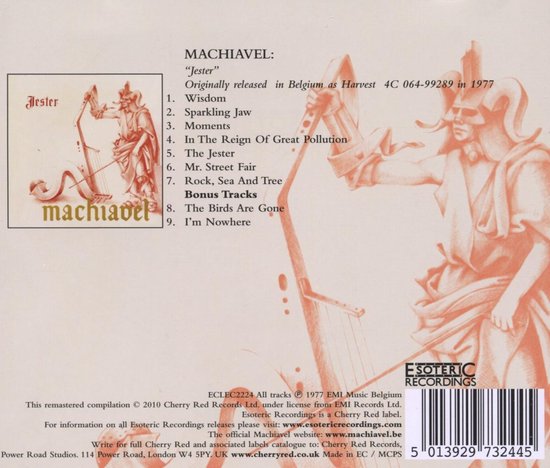 Jester, Machiavel | CD (album) | Muziek | bol.com