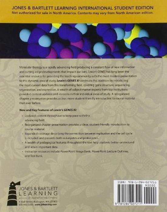 Lewins Genes XI | 9781284027211 | Elliott S. GoldsteinStephen T ...