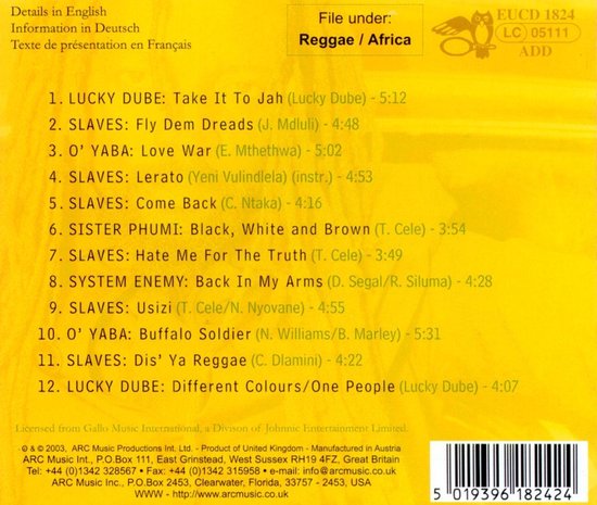 African Reggae, Various | CD (album) | Muziek | bol