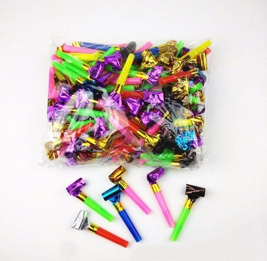 30 Stuks Feestfluitjes - Feest Toeters - Verjaardag - Fluit ...