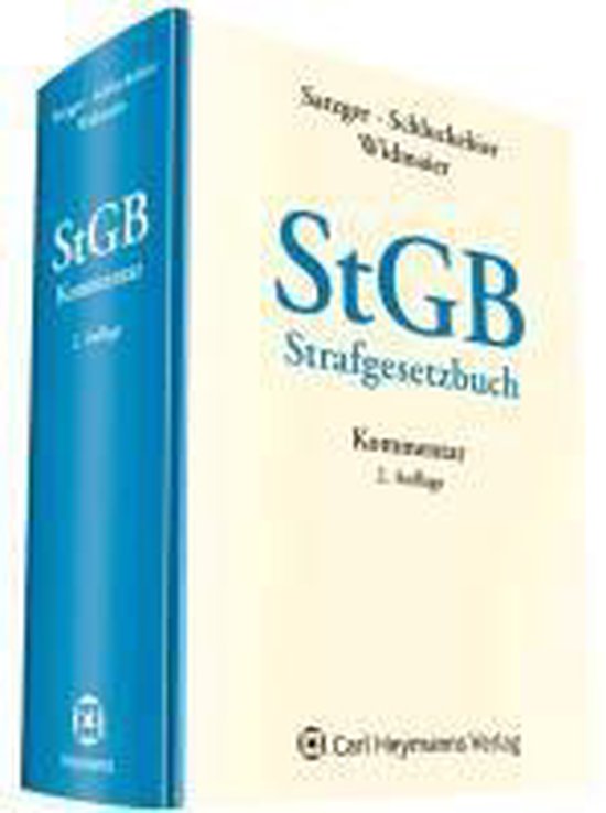 StGB - Strafgesetzbuch | 9783452276131 | Boeken | bol.com