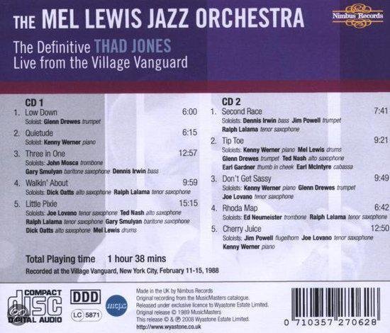 Definitive - Mel Lewis Jazz Orchestra (2Cd), Mel -Jazz Orchestr Lewis ...