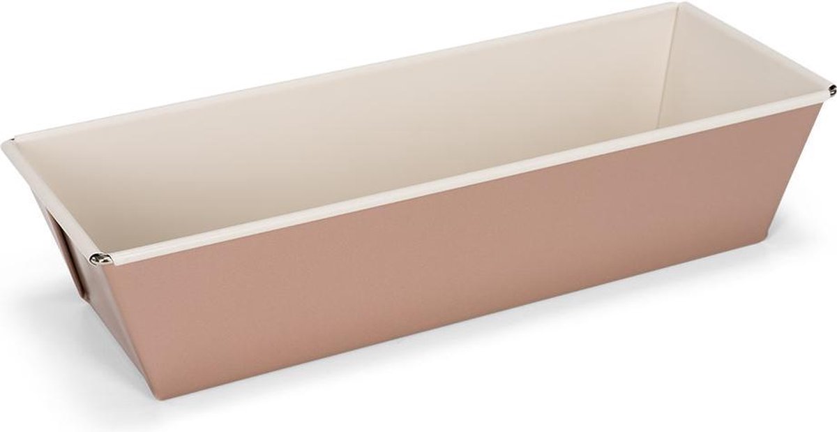 Rechthoekige rose gouden bakvorm voor cake 30 x 11 x 7 cm | bol.com