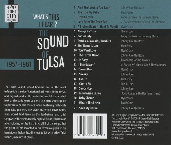 WhatS This I Hear The Sound Of Tulsa 1957 1961, various artists ...