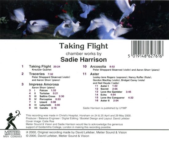 Peter Sheppard Skaerved, Kreutzer Quartet - Harrison: Taking Flight (CD), Peter... | bol.com