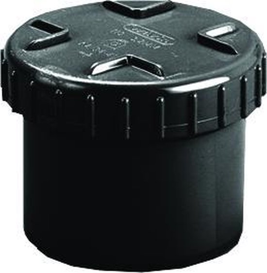 PP Eindkap met schroefdeksel 110mm | bol