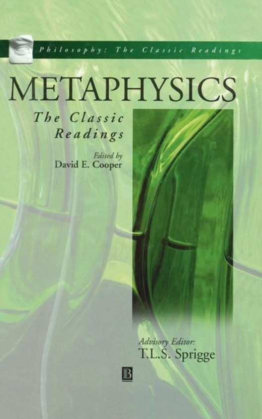 Metaphysics | 9780631213246 | David E. Cooper | Boeken | bol.com