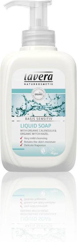 Lavera liquid soap mild.moist. 300 ml | bol.com