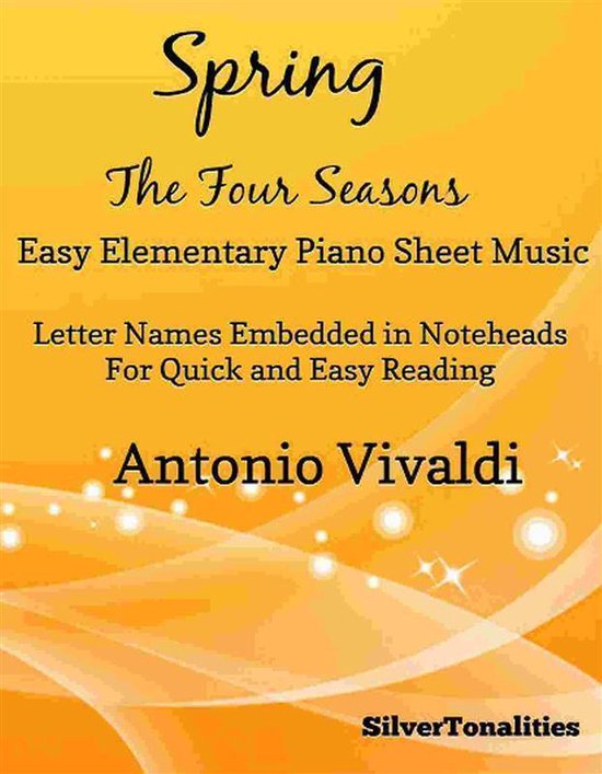 Spring Four Seasons Easy Elementary Piano Sheet Music (ebook ...