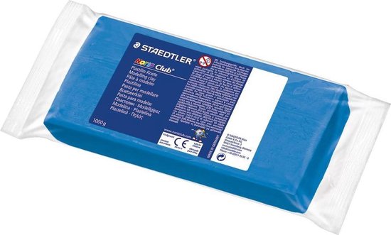 STAEDTLER Noris boetseerklei - blok 1 kg blauw | bol