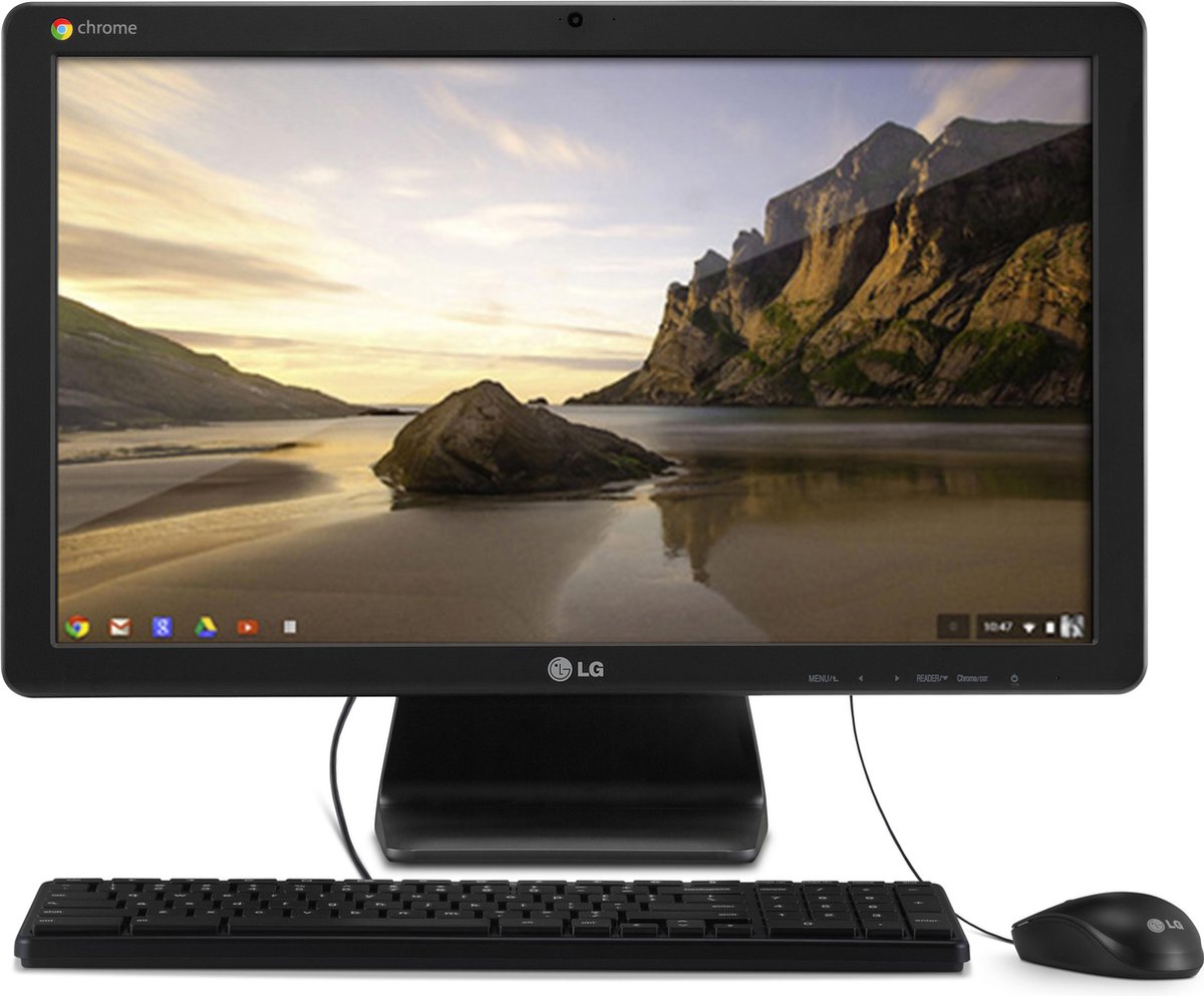 LG Chromebase 22CV241-B - All-in-One Desktop / Zwart | bol.com