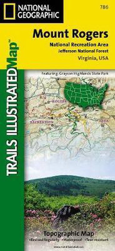 National Geographic Trails Illustrated Map Mount Rogers National ...