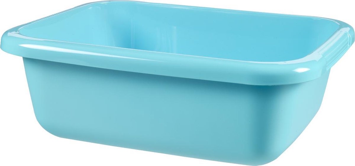 Curver afwasbak rechthoek - 9L - Blauw | bol