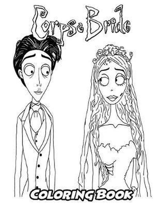Corpse Bride Coloring Book, Alexa Ivazewa | 9781729519202 | Boeken ...