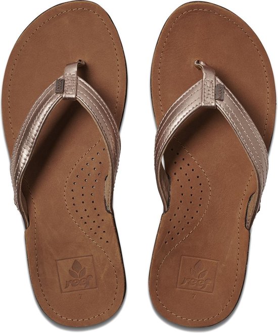 Reef Miss J-Bay Dames Slippers - Rose Gold - Maat 37.5 | bol.com